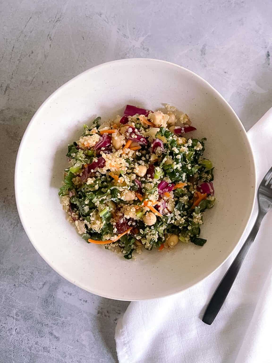 Autumn Quinoa Salad - The Essential Vegan