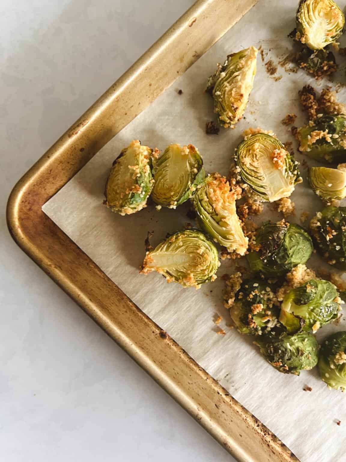 Crispy Brussels Sprouts with Spicy Maple Syrup - The Essential Vegan